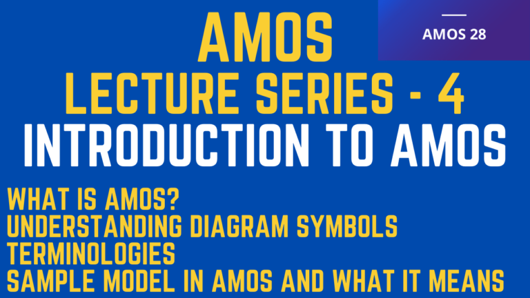 IBM SPSS AMOS Series - 4 - Introduction to AMOS - ResearchWithFawad