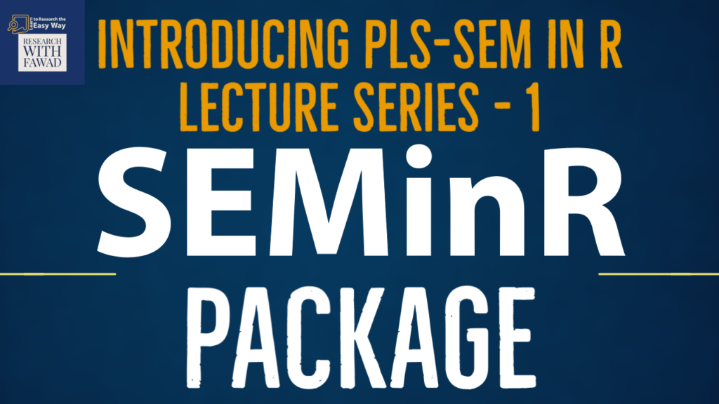 An Introduction to R and R Studio - ResearchWithFawad