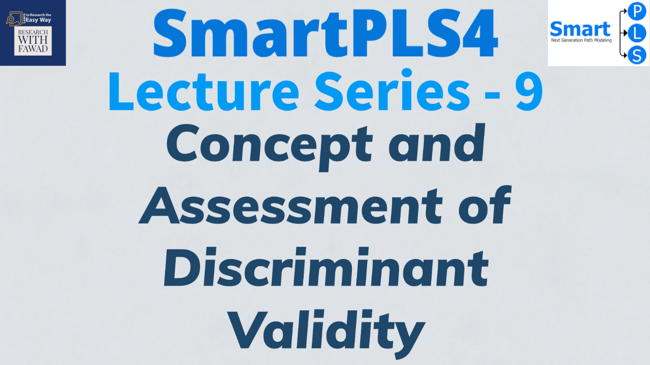 How To Assess Discriminant Validity Construct Validity ResearchWithFawad