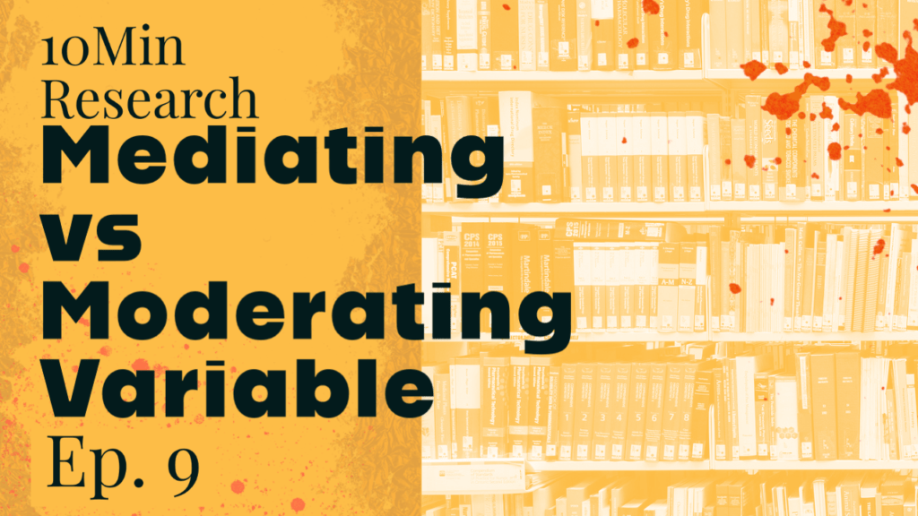 Difference between Mediator and Moderator - ResearchWithFawad