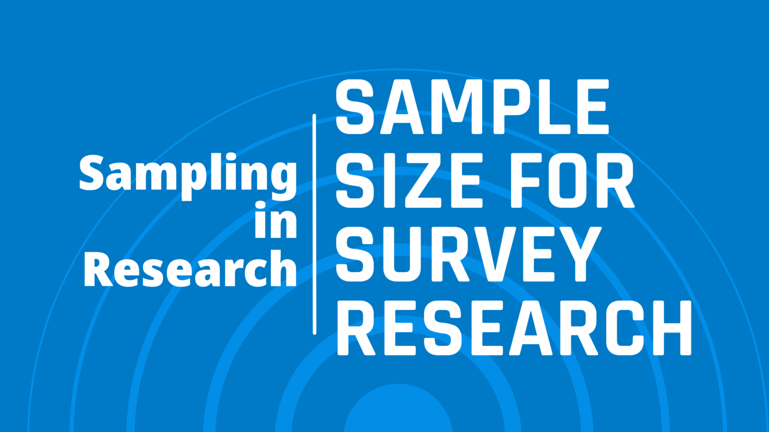 Determine Sample Size in Survey Research - ResearchWithFawad